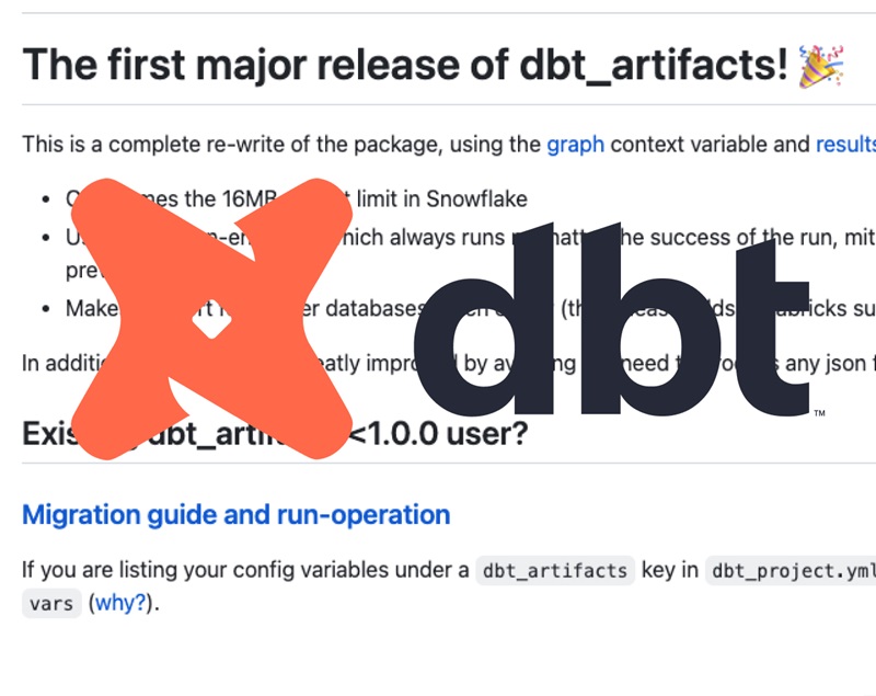 Announcing the Release of dbt_artifacts v1.0.0! | Brooklyn Data