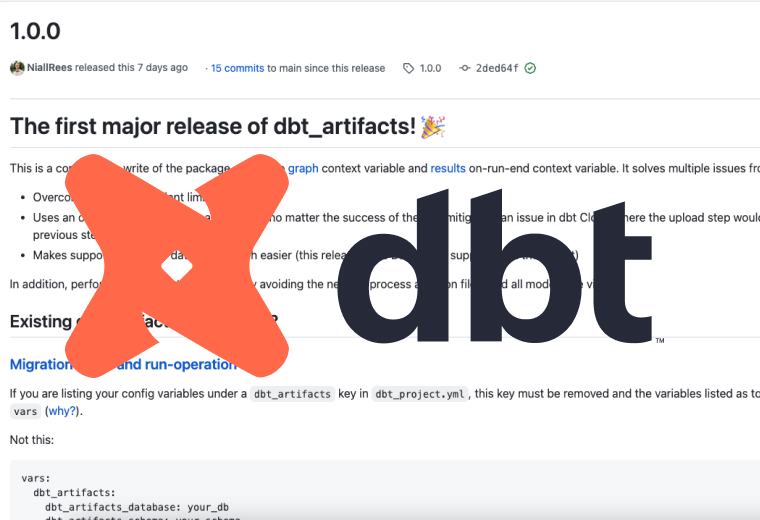 Announcing the Release of dbt_artifacts v1.0.0! | Brooklyn Data