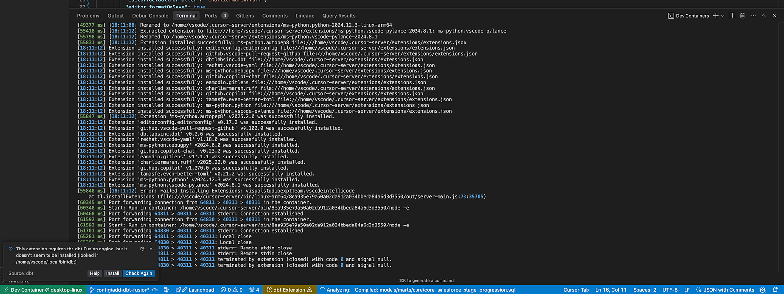 Why You Should Use Dev Containers with dbt Fusion | Brooklyn Data