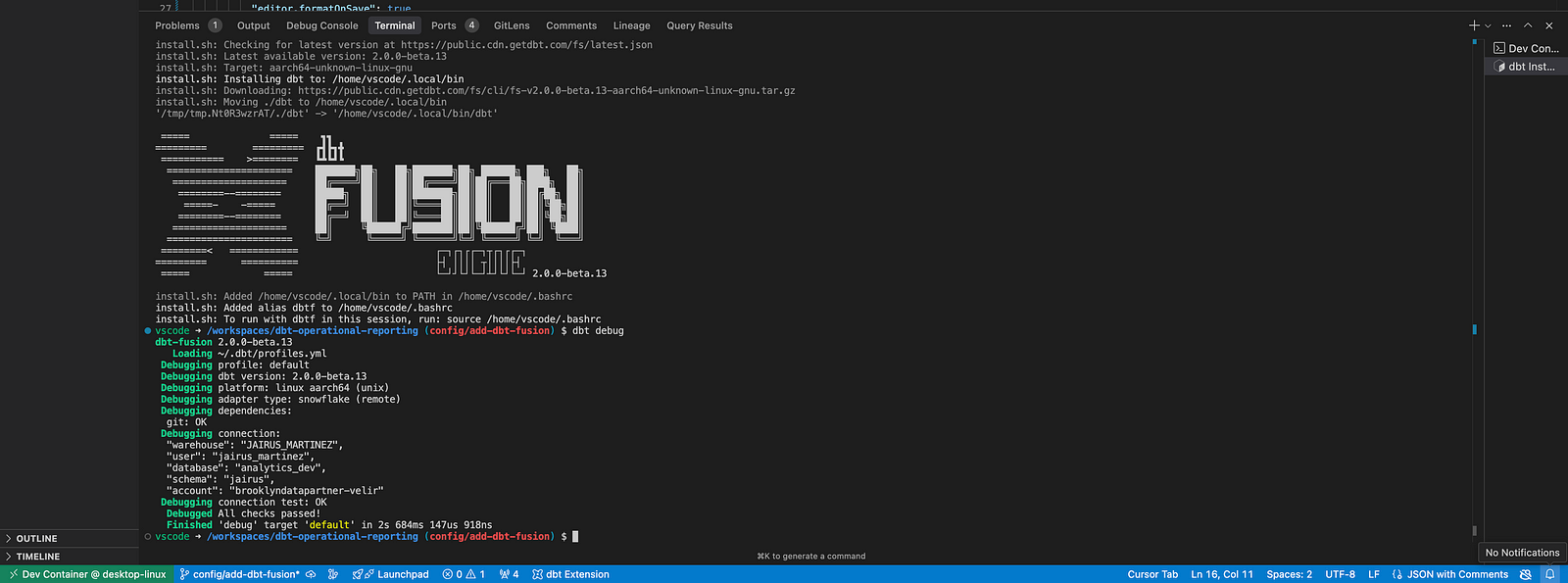 Why You Should Use Dev Containers with dbt Fusion | Brooklyn Data